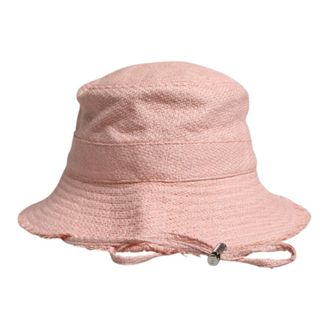 Dolce & Gabbana Pinker Baumwoll-Bucket Hat - - Accessories - Damen - Rosa - ONE SIZE