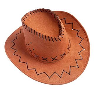 Generic Chapeau de cowboy d&eacute;t&eacute; &agrave; large bord pour homme et femme, Ye2., Taille unique