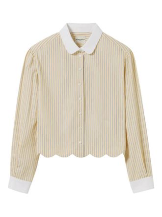 Claudie Pierlot chemise à rayures - Jaune