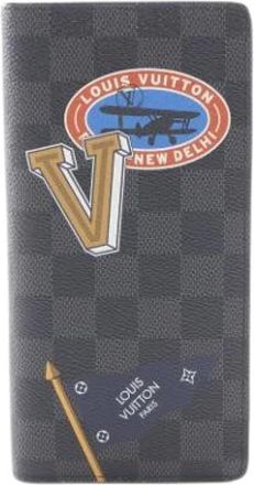 Louis Vuitton Portefeuille long (bi-pli) Pre-owned - Homme - Pre-owned - Noir - Taille: ONE Size