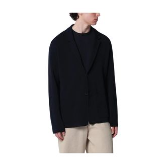 Roberto Collina Blazer en maille - Homme - Pulls - Bleu - Taille: 2XL