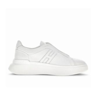Hogan Homme, Chaussures, Blanc, Taille: 42 1/2 EU H580 Slip-On Baskets