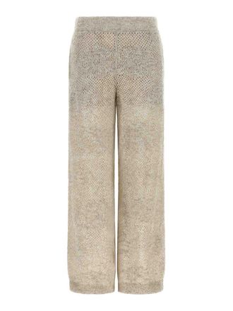 Brunello Cucinelli Dazzling Abstact Leaf - Beige