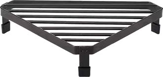 Generico Kitchen Corner Riser - Kleine Eckregale für die Küche, Eckregal, verstellbar, platzsparend, modern, Anti-Skid dreieckig, für Frittierpfanne