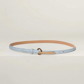 Reptiles House Breeze - Velvet Python Gürtel - Hellblau