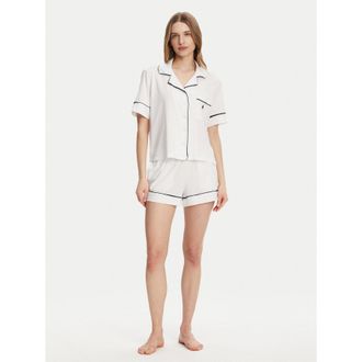 Polo Ralph Lauren Pyjama 4P0231 Wei&szlig; Regular Fit