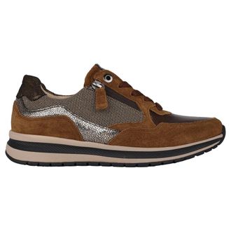 Gabor Braune Ledersneaker f&uuml;r Damen - - Shoes - Damen - Braun - 38 1/2 EU