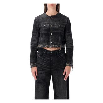 Diesel Damen, Jacken, Grau, MGr&ouml;&szlig;e