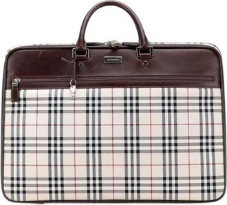 Burberry unisex, Pre-owned, Brun, Taille: ONE Size Sac de voyage Pre-owned