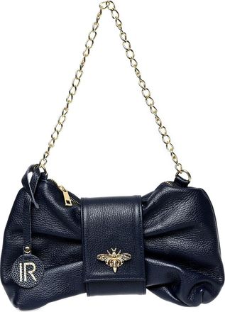 Isabella Rhea Blau Rindsledertasche