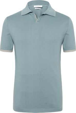 Daniele Fiesoli Softes Poloshirt aus edler Giza-Baumwolle mit Variokragen in