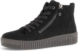 Gabor Bottines Chelsea pour femme, meilleur ajustement, Noir 17., 35.5 EU