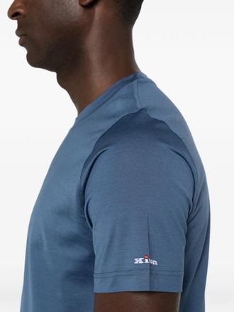 Kiton Mens Logo-Embroidered T-Shirt Ss26 M