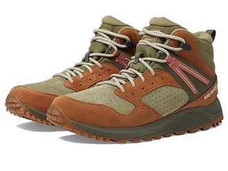 Merrell Mens Wildwood Mid LTR WP Sneaker, for&ecirc;t, 47 EU