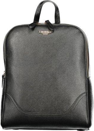 Twinset Rucksack aus strukturiertem Leder - - Bags - Damen - Schwarzk - ONE SIZE