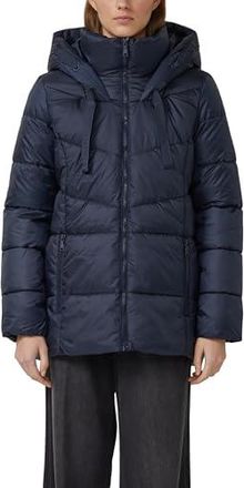 s.Oliver Veste matelassée avec col montant et capuche, Bleu marine (5959), 36
