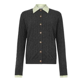 Silvian Heach Shila Cardigan - - Knitwear - Damen - Grau - XS