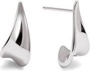 Singularu Boucles doreilles Elisa. Laiton avec finition plaqué Rhodium. Bijoux pour femme