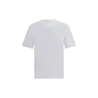 Maison Kitsun&eacute; Mens White Cotton T-Shirt