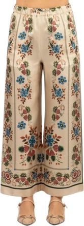 Max Mara Femme, Pantalons, Multicolore, Taille: 40 FR Wide Pantalons