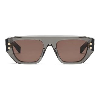 Balmain Kristallgrau und Gold Sonnenbrille - - Accessories - Damen - Grau - ONE SIZE