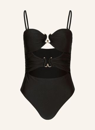 Mrs & Hugs Mrs & Hugs Bandeau-Badeanzug Mit Cut-Outs schwarz