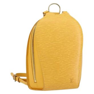 Louis Vuitton Pre-owned Vintage Lederrucksack - - Pre-owned - Damen - Gelb - ONE SIZE
