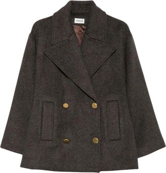P.A.R.O.S.H. P.a.r.o.s.h., Femme, Manteaux, Brun, Taille: 36 FR Parosh Vestes