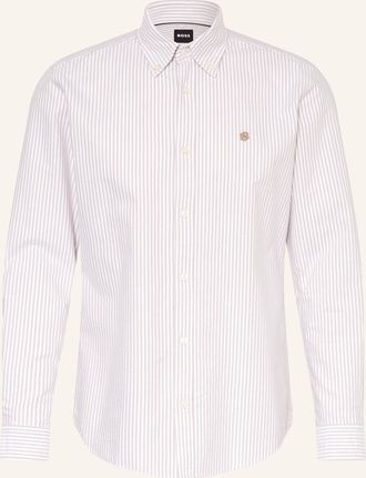 HUGO BOSS Hemd Roan Slim Fit beige