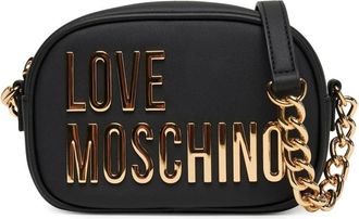 Love Moschino Femme, Sacs, Noir, Taille: ONE Size Sac Bandouli&egrave;re avec Logo Visible
