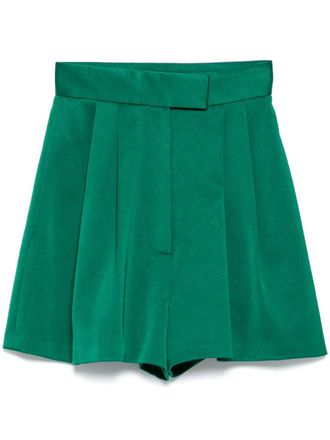 Alex Perry short à design plissé - Vert