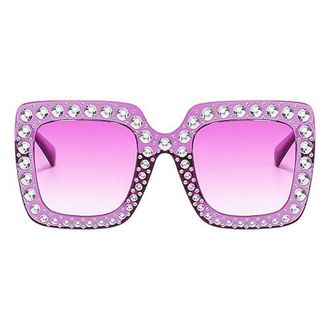 Generic Tuxxjzm Lunettes de soleil pour femme avec strass, lunettes de soleil strass | Lunettes de soleil scintillantes, lunettes de soleil &agrave; la mode pour fem