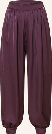 Rich & Royal Satinhose lila