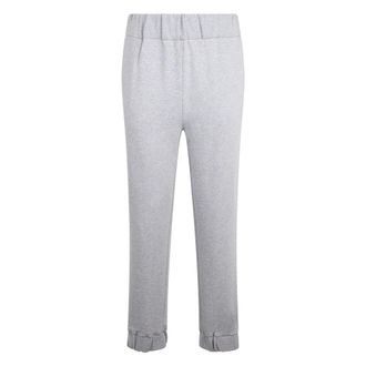 Fabiana Filippi Femme, Pantalons, Gris, Taille: 38 FR Slim-fit Pantalons