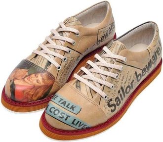 Dogo Damen Brokes Oxford-Wohnung, Multicolore, 39 EU