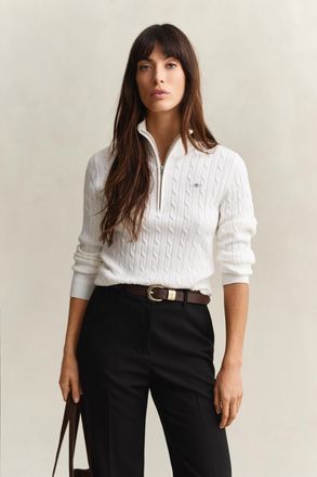 GANT Damen Zopfstrick Troyer (XXXL) EGGSHELL