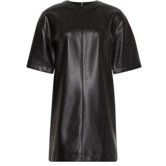 Calvin Klein T-Shirt-Kleid f&uuml;r Damen, kurz&auml;rmlig (Schwarz)