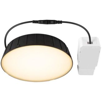 SLV 1007510 Downlight v 200 Luminaire &agrave; led encastrable led 21 w noir R054612