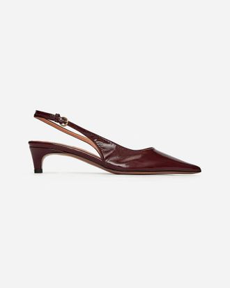 Arket Slingback-Lederpumps -Rot