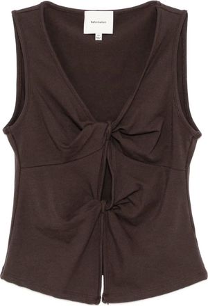 Reformation débardeur Tefi - Marron