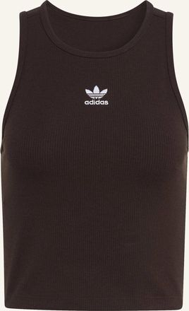 adidas Originals Adidas Originals Cropped-Top Essentials Rib braun