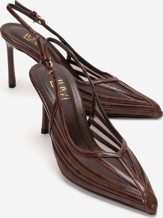 Prologue Eleana Slingback Mesh Stiletto-Pumps