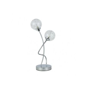 Fabrilamp Lampe &agrave; poser rio de janeiro 2xg9 chrome 45x24x14 cm