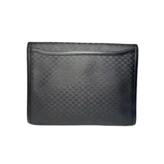 Gucci Pre-owned Vintage Monogram Clutch - Femme - Pre-owned - Noir - Taille: ONE Size