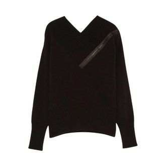D.exterior V-Ausschnitt Strickware - - Knitwear - Damen - Braun - M