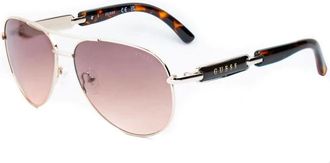 Guess Femme, Accessoires, Jaune, Taille: ONE Size Lunettes de soleil &agrave; monture m&eacute;tallique