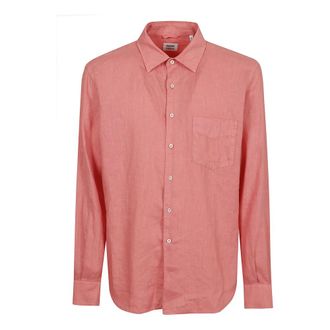 Aspesi Homme, Chemises, Rose, Taille: L Camicia in lino