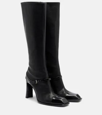 Alexander McQueen Bottes Niko en cuir