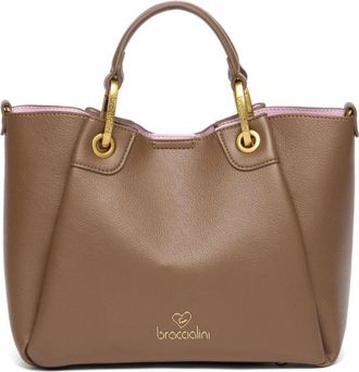 Braccialini Femme, Sacs, Brun, Taille: ONE Size Amy Medium Handbag