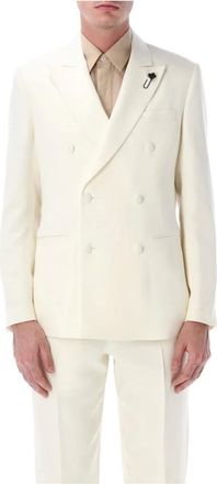 Lardini Homme, Vestes, Blanc, Taille: 2XL Veste Crois&eacute;e Soir&eacute;e